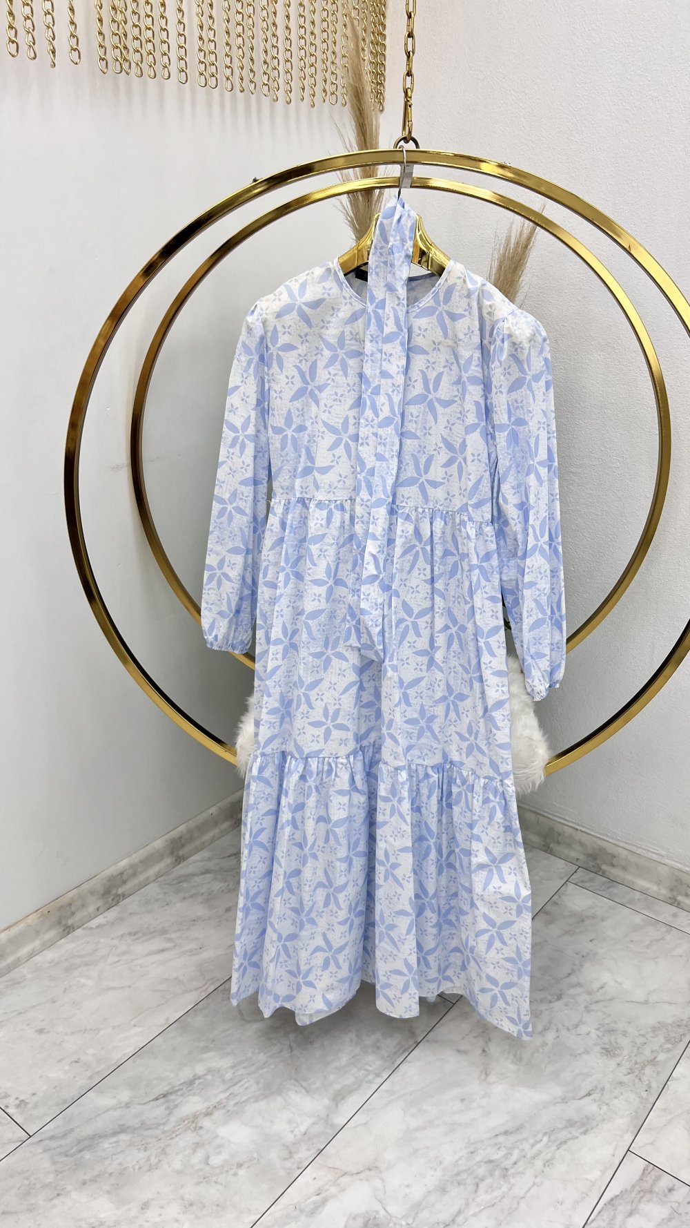 Özlem ELbise Mavi Modelleri En Uygun Fiyatlarla