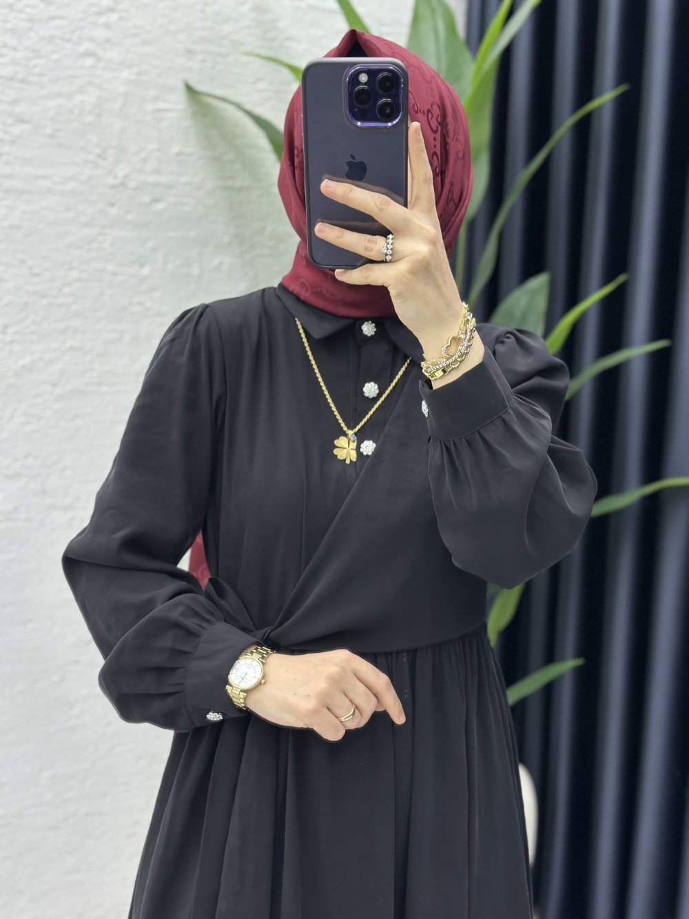 Sadem Tesettür Elbise Siyah Modelleri En Uygun Fiyatlarla